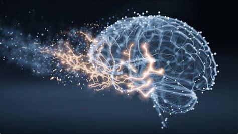 Digital Animation Showcases Neural Networks And Electrical Impulses In