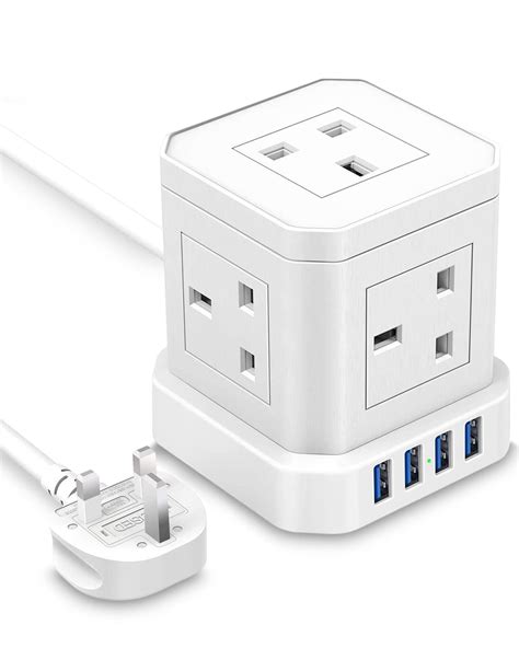 Buy Cube Extension Lead With Usb Slots Extension Cable M With Ac Ports Extension Cord