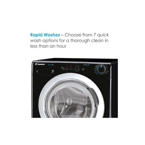 Candy Smart Pro 10kg 1400rpm Washing Machine - Black - Page 1 ...