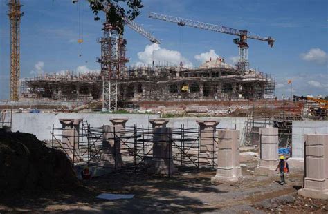Ram Mandir Update अयोध्या में राम मंदिर निर्माण की लेटेस्ट तस्वीर