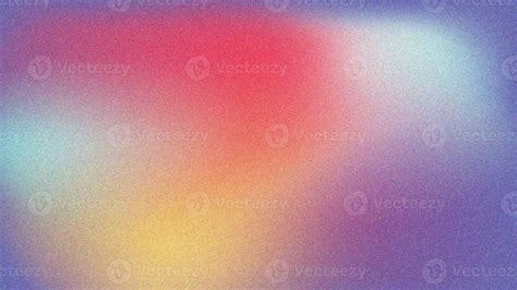 Abstract Color Gradient Modern Blurred Background And Film Grain Texture Template With An