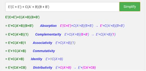 Boolean Expression Minimizer Android App Boolean Expression Minimizer Android App