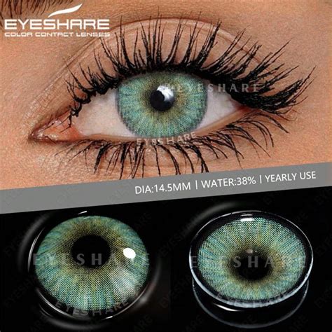 Eyeshare 1 Pair Colorful Contact Lenses For Eyes Fashion Blue Eye