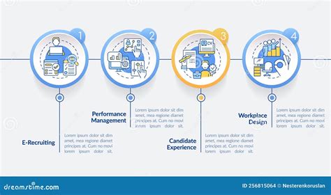 Hr Methods Circle Infographic Template Stock Vector Illustration Of Concept Employee 256815064
