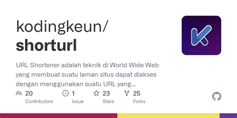 Github Kodingkeunshorturl Url Shortener Adalah Teknik Di World Wide Web Yang Membuat Suatu