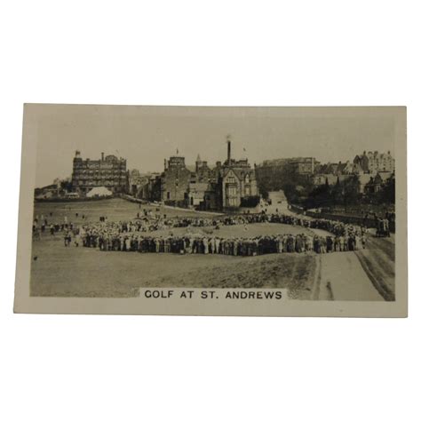 Lot Detail 1932 Wd And Ho Wills Golf At St Andrews Bobby Jones Putting