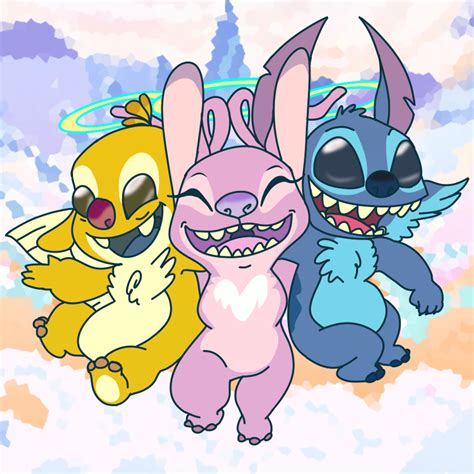 119116 Safe Artistkajabuubuu Angel Lilo And Stitch Reuben Lilo And Stitch Stitch Lilo