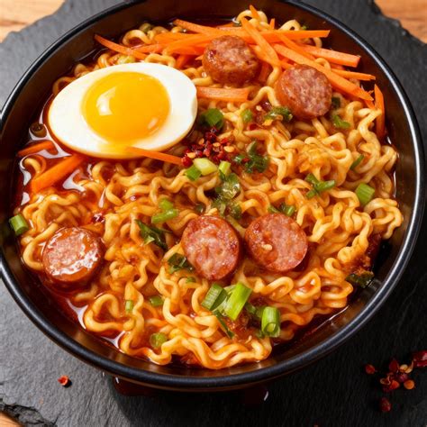 Spicy Sausage Ramen Recipe Receipster