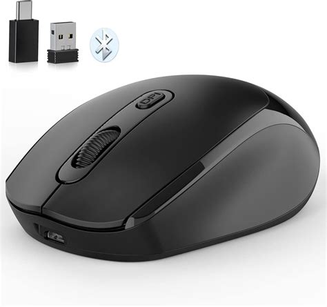Amazon Com Wireless Bluetooth Mouse USB C For MacBook Air Laptop Quiet Rechargeable Wireless