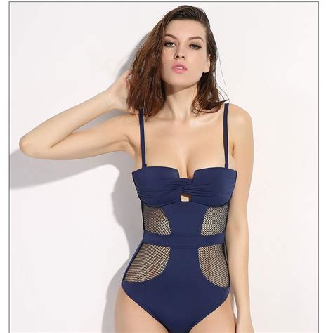 Newest One Piece Mesh Swimsuit