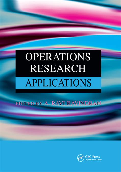 Operations Research Applications 1st Edition Paperback Routledge