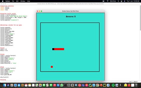 Snake Game Using Python
