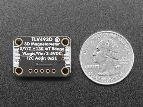 Adafruit Tlv493d Triple Axis Magnetometer Stemma Qtqwiic 3dmakerworld Inc