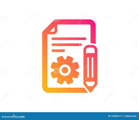 Documentation Icon Technical Instruction Sign Vector Stock Vector Illustration Of Work Help