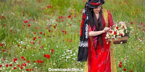 عکس دختر کرد با لباس کردی