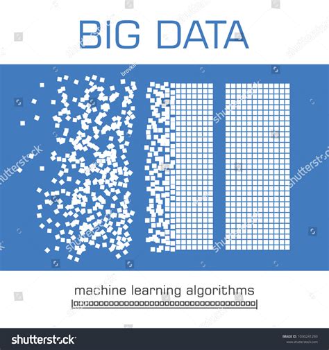 Big Data Visualization Machine Learning Algorithms Stock Vector Royalty Free 1030241293