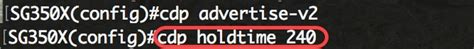 Configure Cdp Settings On A Switch Through The Cli Cisco