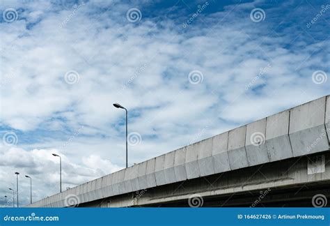 Elevated Concrete Train Bridge Stock Image 46561957