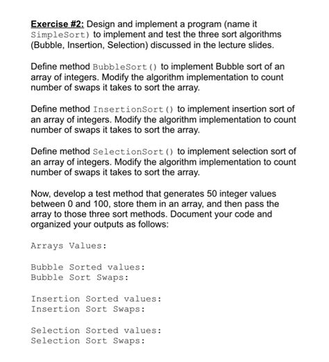 solved exercise 2 design and implement a program name it