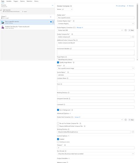 Unit Testing Vsts Dotnet With Docker Fail To Publish Tests Stack