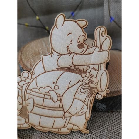 Фигура за оцветяване Мечо Пух и Йори