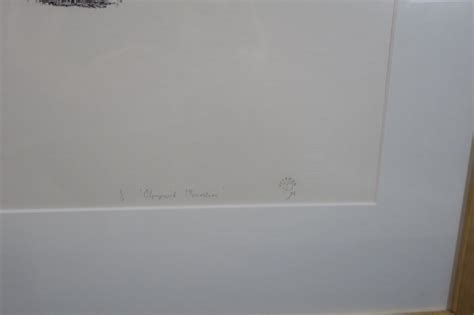 Tinca Veerman Tinca Veerman Zeefdruk Olympisch Momentum Ingelijst