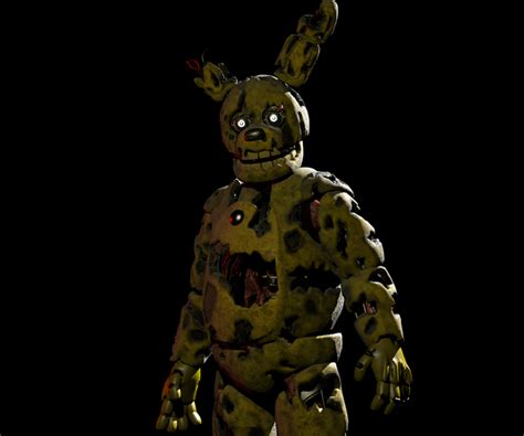 Movie Springtrap Concept Model By Me Rfivenightsatfreddys
