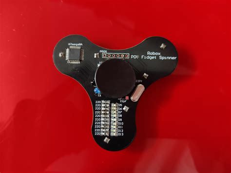 Pov Display Fidget Spinner Using Atmega8 And Arduino Ide 5 Steps