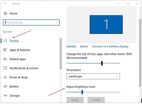 Windows Change Screen Brightness