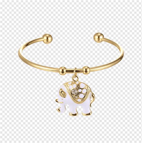 귀걸이 팔찌 보석 매력 And 펜던트 모조 보석 And 모조 다이아몬드 일 코끼리 보호 푸른 반지 팔찌 Png Pngwing
