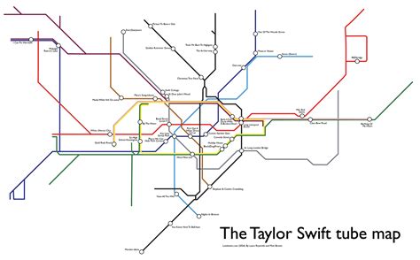The Taylor Swift Themed Tube Map Londonist