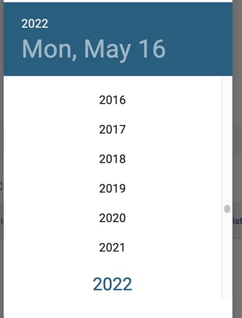 Datepicker Cant See Date View For The Month In Which All The Dates