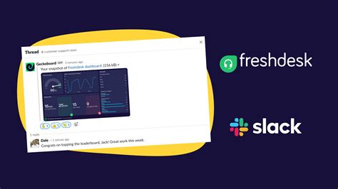 Connect Freshdesk To Slack And Generate Live Kpi Dashboards Geckoboard Blog