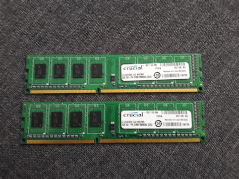 Pc Ram Ddr3 2 Gb 4 Gb Crucial Zamjena