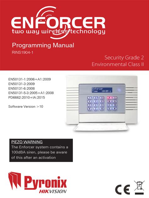 Enforcer V10 Programming Manual Pdf Menu Computing Access Control