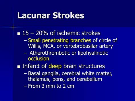 Ppt Clinical Presentation Of Cerebrovascular Disease Powerpoint