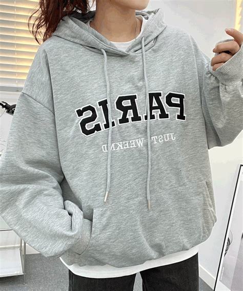 [기모추가 간절기 2가지버전]파리스후드티 오버핏후드티 학생후드 10대의류 교복템 교복후드 에이블리