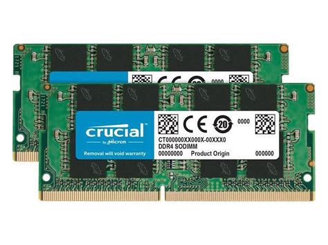 Free Shipping Crucial 16gb Kit 2 X 8gb Ddr4 2400 Sodimm Ct2k8g4sfs824a