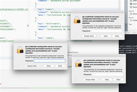Lots Of Credential Access Popups On Startup · Issue 18 · Microsoft