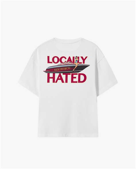 CAMISETA BLANCA LOCALLY HATED в 2024 г