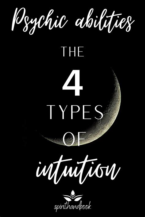 Psychic Abilities The 4 Types Of Intuition Artofit