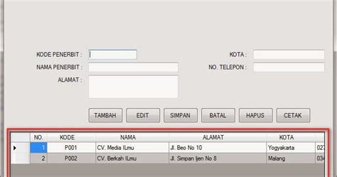 Visual C Mengisi Item DataGridView Secara Manual Ik3