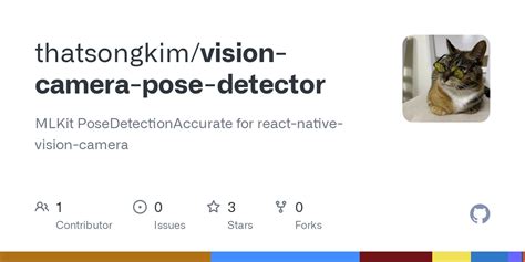 GitHub ThatSongKim Vision Camera Pose Detector MLKit