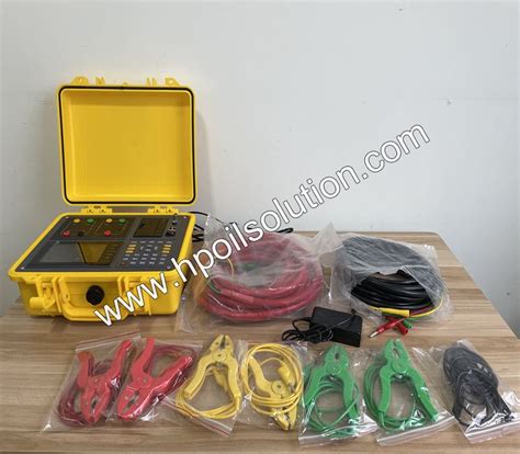 Substation Testing Equipment Ttr Meter Transformer Turns Ratio Tester