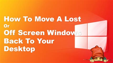 How To Move Window Off Screen Windows 11