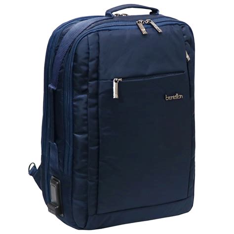 کوله پشتی لپ تاپی بنتون Benetton کد 1740 فروشگاه نویدستان