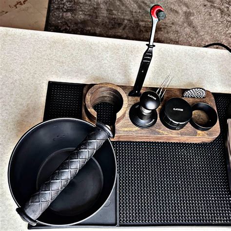 راش کافی پک ۹ تیکه با استند چوبی مستطیل سایز ۵۱ و ۵۸