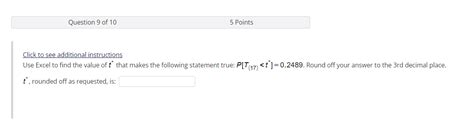 solved click to see additional instructions use excel to