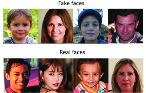 Random Samples Of Fake And Real Faces From Dataset Download