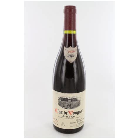 Clos De Vougeot Grand Cru 1989 Henri Rebourseau Prix